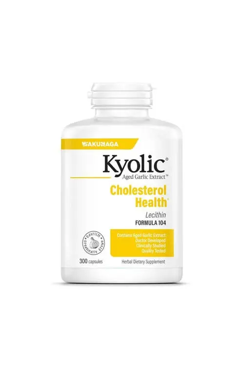 KYOLIC Aged Garlic Extract Formula 104, Cholesterol Health - None