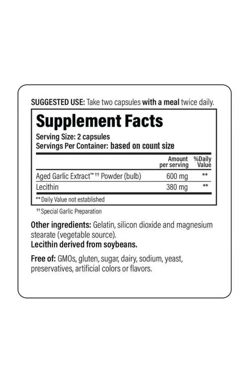 KYOLIC Aged Garlic Extract Formula 104, Cholesterol Health