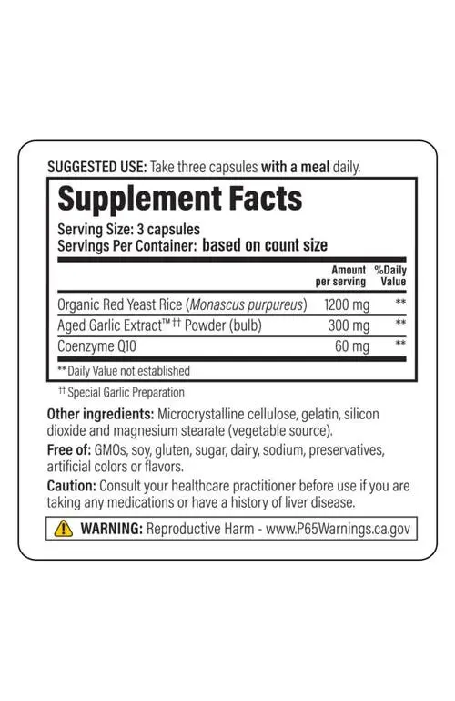 KYOLIC Aged Garlic Extract Formula 114, Red Yeast Rice Coq10
