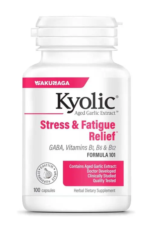 KYOLIC Aged Garlic Extract Formula 101, Stress And Fatigue Relief - None