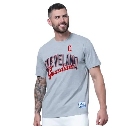 STARTER Heather Gray Cleveland Guardians Two-pack T-shirt Set