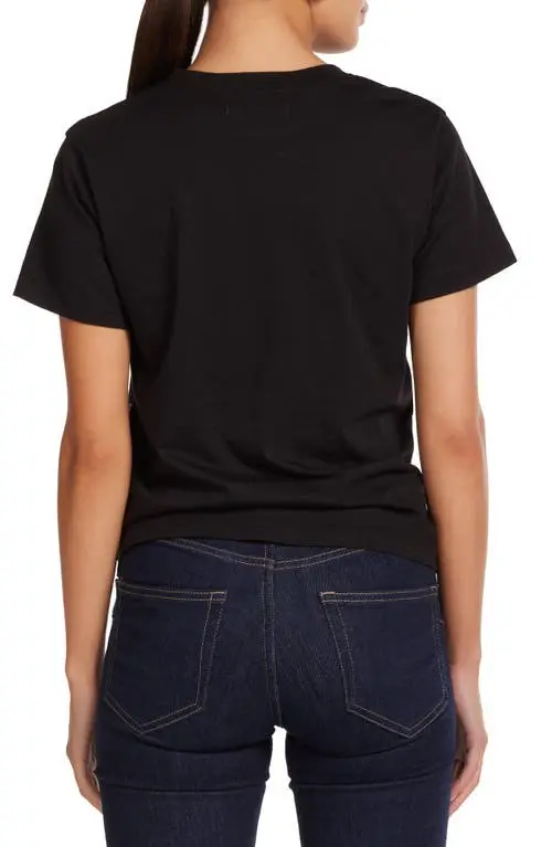 Lauren Moshi Ursula Crystal Evil Eye Stripe Top