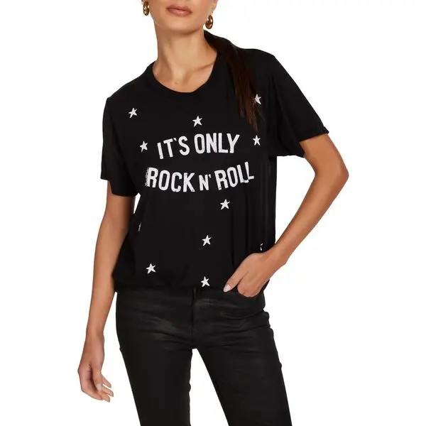 Lauren Moshi Graphic T-shirt - Black