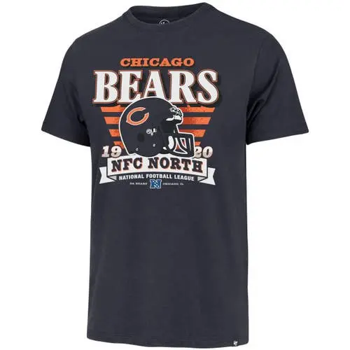 '47 Chicago Bears Stripe Splash Franklin Throwback T-shirt