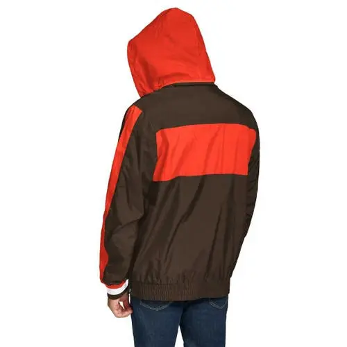Tommy Hilfiger Cleveland Browns Lightweight Half-zip Pullover Hoodie Jacket