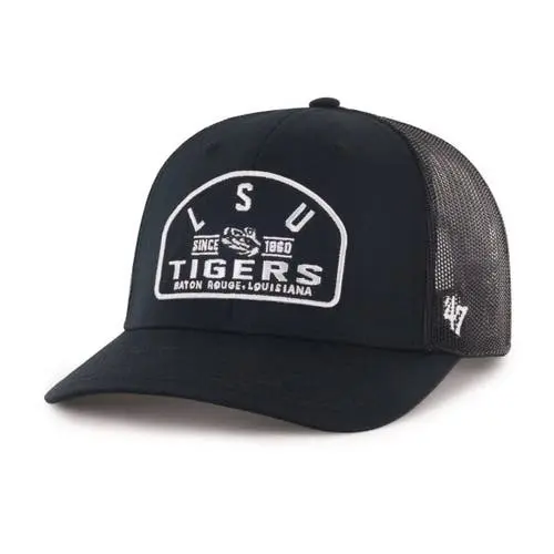 '47 47 Lsu Tigers Leland Trucker Adjustable Hat - Black