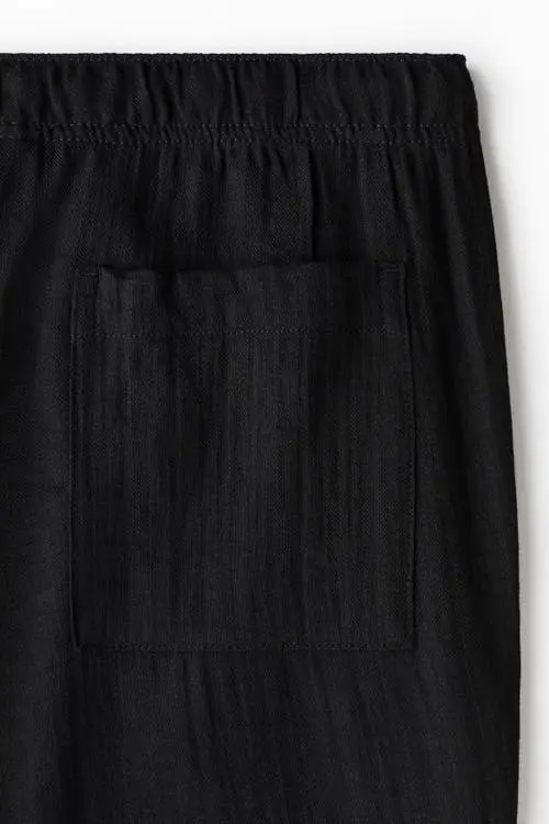 H&m Relaxed Fit Trousers - Black