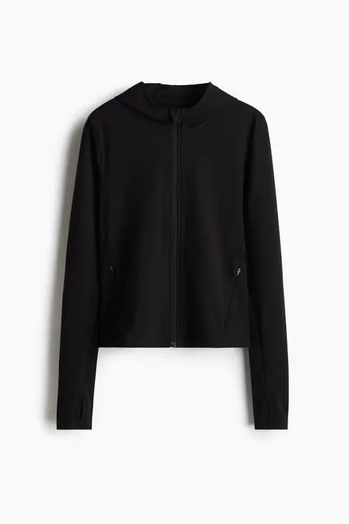 H&m Hooded Sports Jacket With Softmove