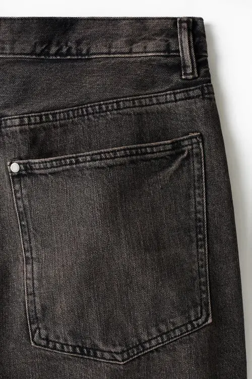 H&m Baggy Denim Shorts - Brown