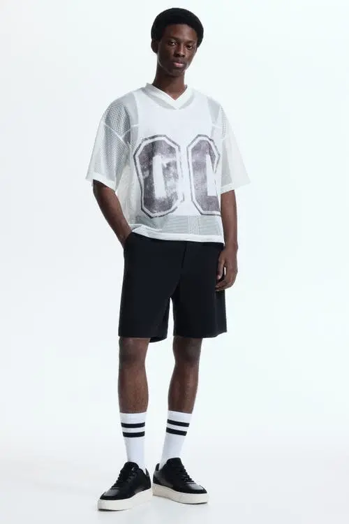 H&m Textured Jersey Shorts