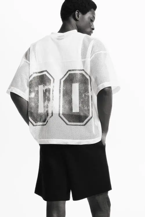 H&m Textured Jersey Shorts