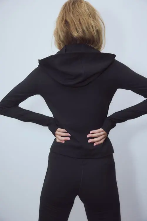 H&m Hooded Sports Jacket With Softmove