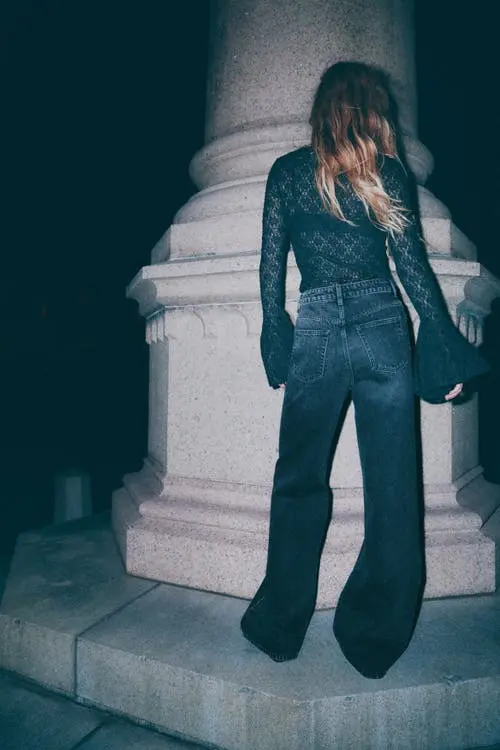 H&m Wide Ultra High Jeans