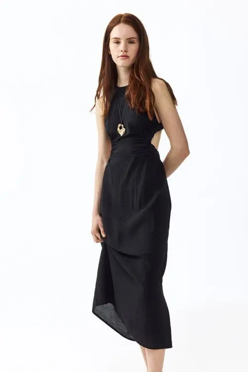 H&m Open-back Maxi Dress