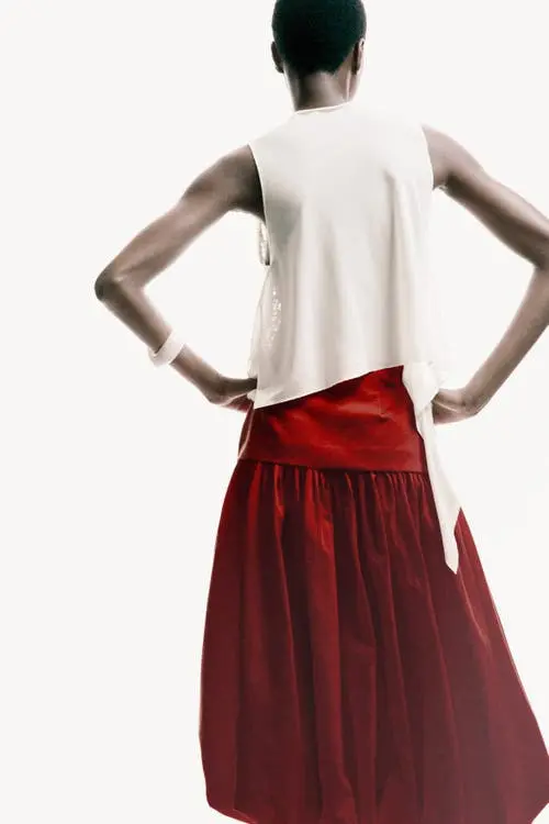 H&m Asymmetric Crochet-look Top