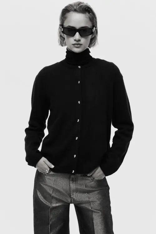 H&m Fine-knit Cardigan
