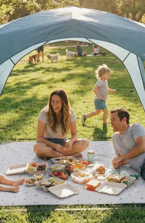 THE CALIFORNIA BEACH COMPANY Pop 'n Go Canopy - Blue