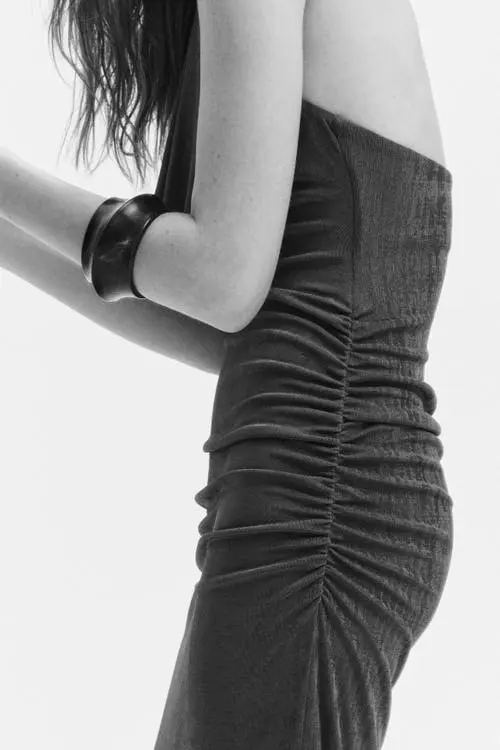 H&m Cowl Neck Halterneck Dress