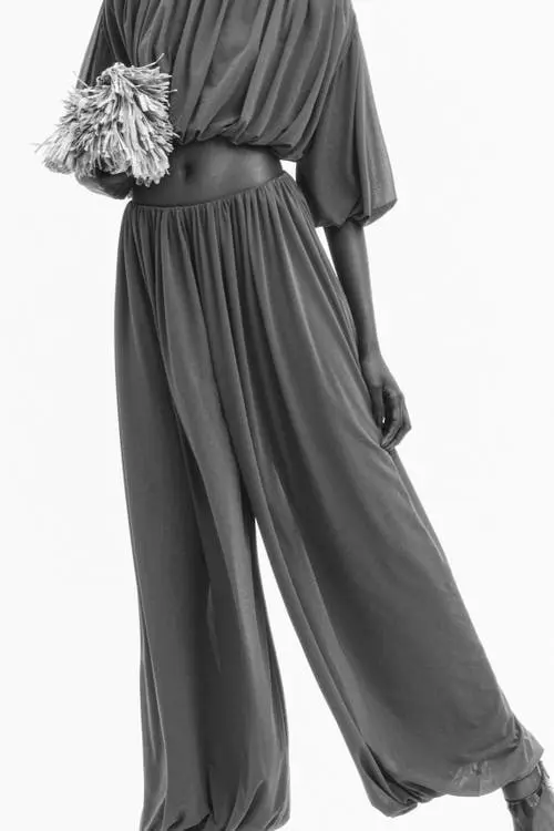 H&m Draped Balloon Trousers