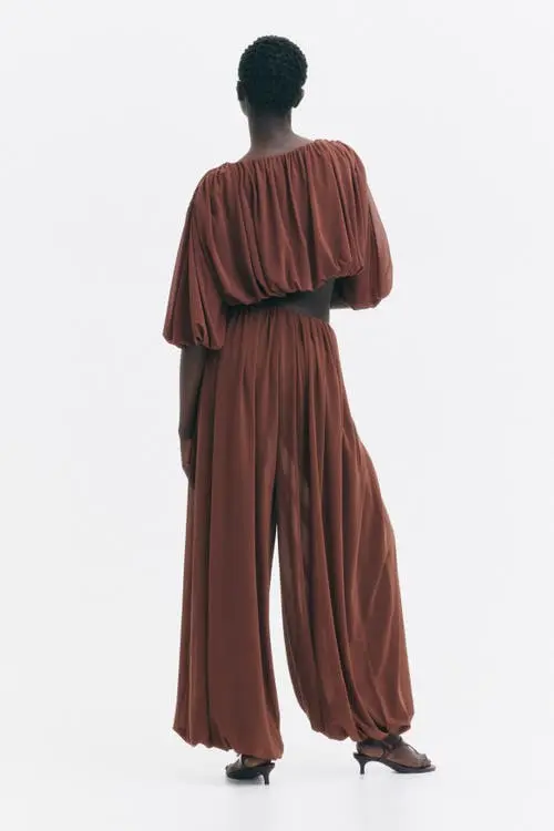 H&m Draped Balloon Trousers