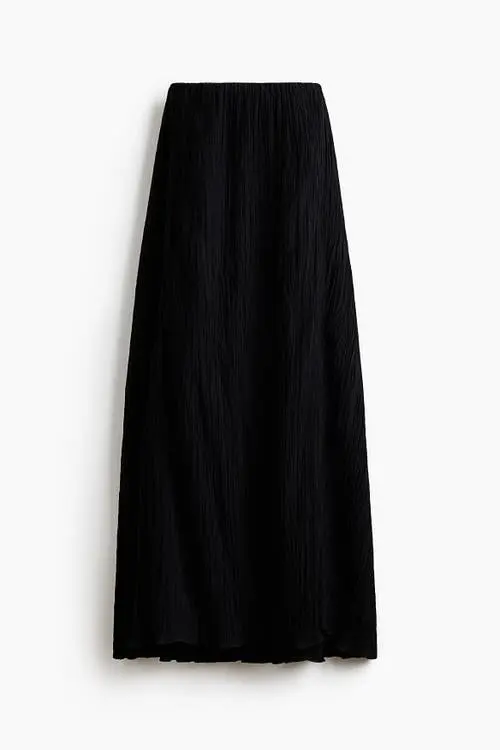 H&m Crinkled Bandeau Maxi Dress