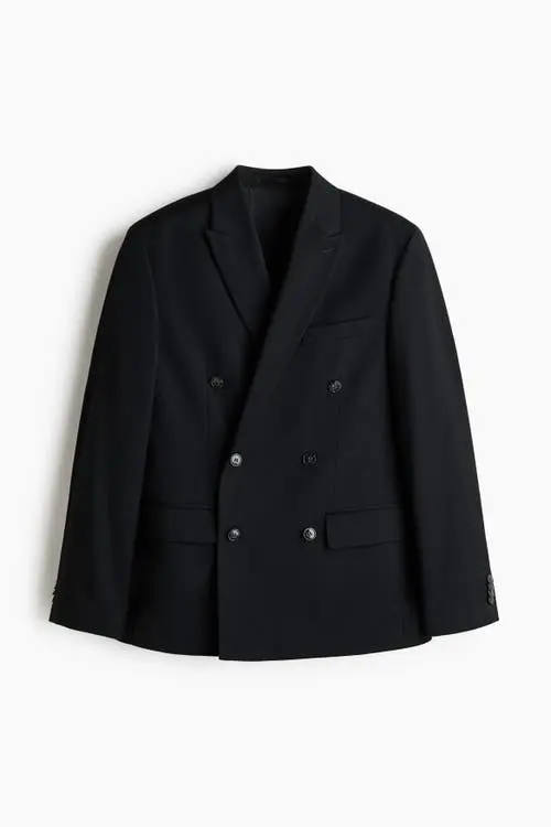 H&m Regular Fit Double-breasted Jacket