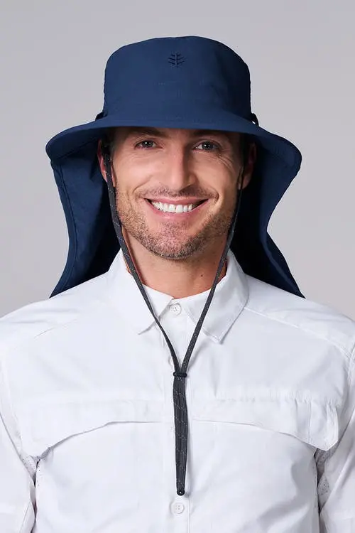 Coolibar Stevie Ultra Sun Hat With Neck And Face Drape