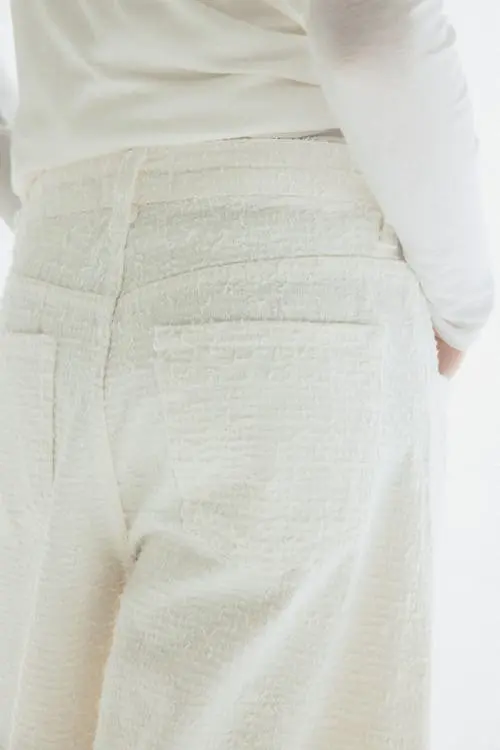 H&m Textured Twill Bermuda Shorts