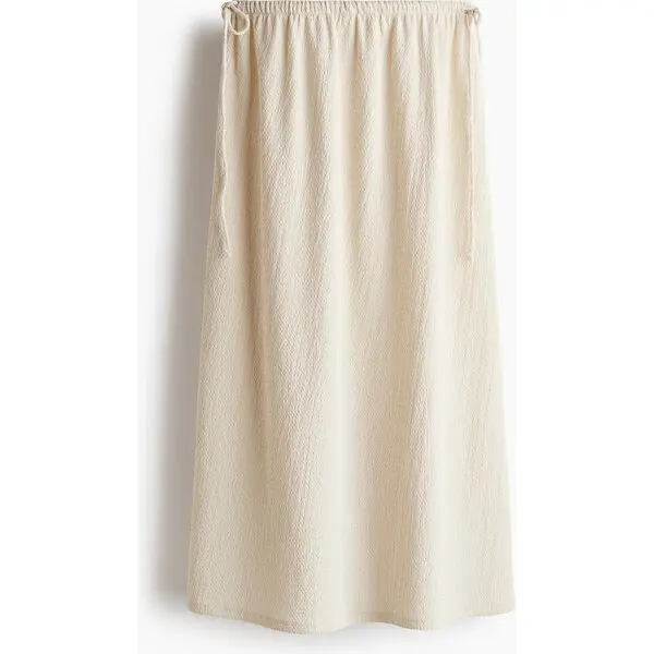H&m Crinkled Drawstring Skirt