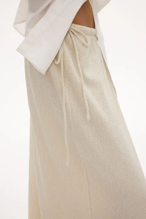 H&m Crinkled Drawstring Skirt