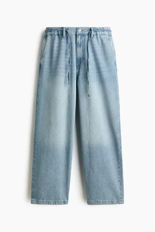 H&m Baggy Jeans - Light Denim Blue
