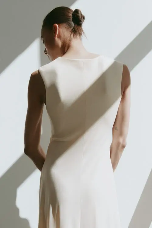 H&m Asymmetric Twist-detail Dress