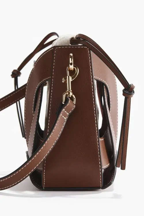 H&m Crossbody Bucket Bag With Drawstring Pouch