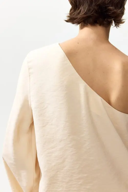 H&m Modal-blend One-shoulder Top