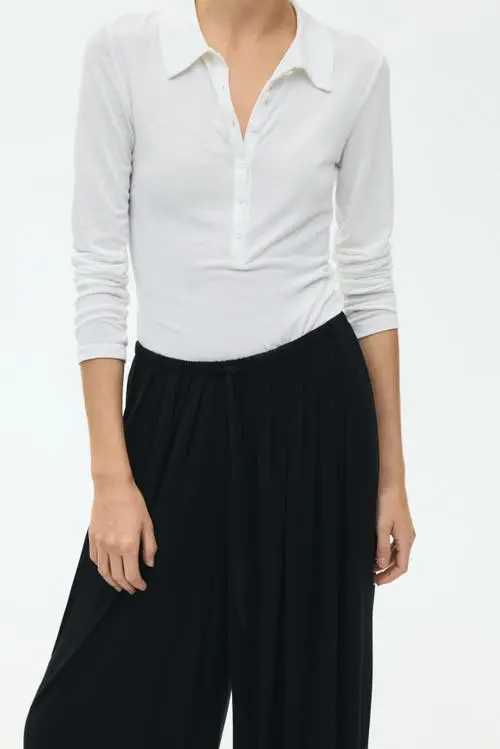 H&m Balloon Drawstring Trousers - Black