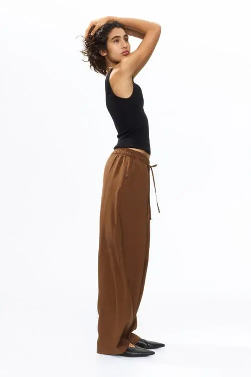 H&m Barrel Drawstring Trousers