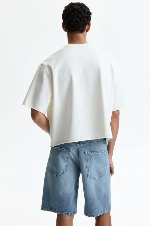 H&m Relaxed Denim Shorts