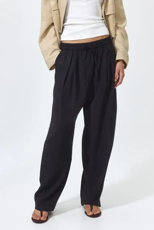 H&m Barrel Drawstring Trousers