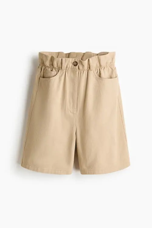 H&m Paper Bag Bermuda Shorts