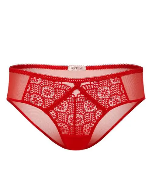 ADORE ME Giudi Cheeky Panties - Dark Red