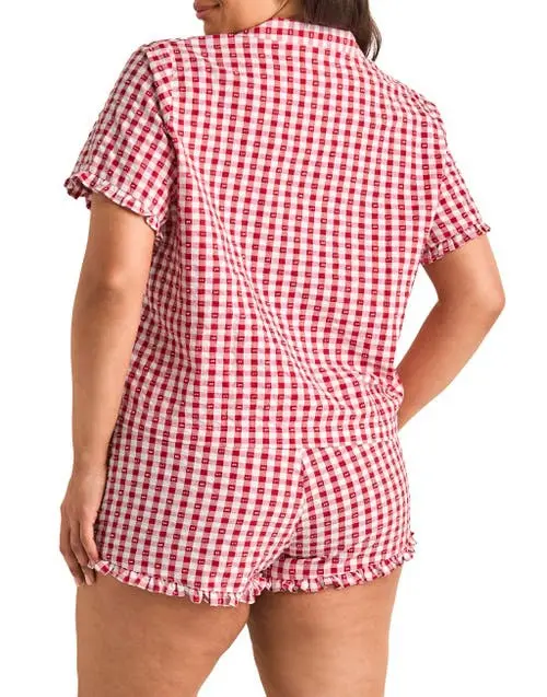ADORE ME Barbara Short Pajama Set - Red