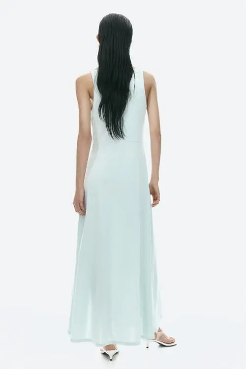 H&m Asymmetric Cowl Neck Maxi Dress
