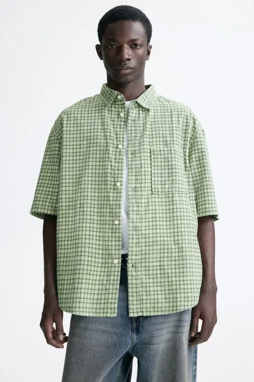 H&m Relaxed Fit Cotton Flannel Shirt