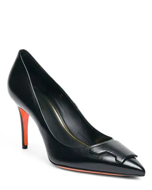 Santoni High-heel Patent Leather Pumps