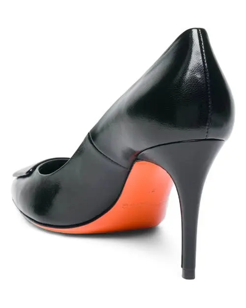 Santoni High-heel Patent Leather Pumps