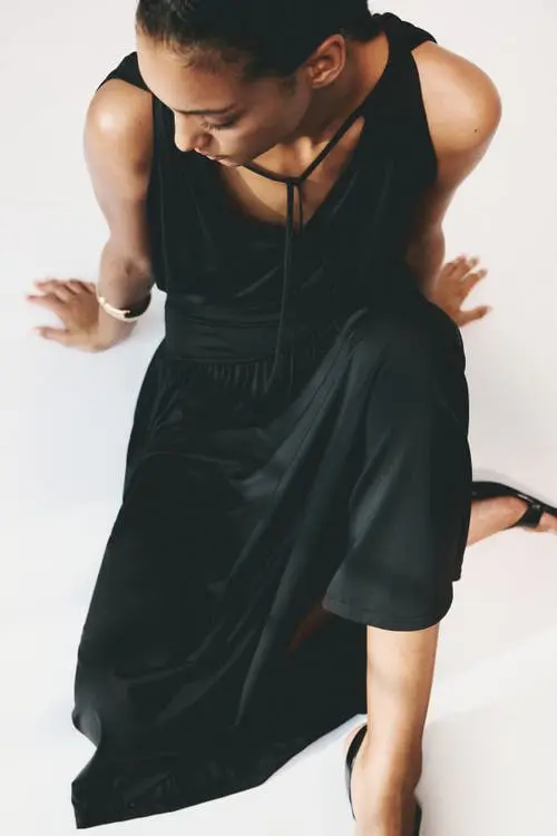 H&m Cape-detail Jersey Dress