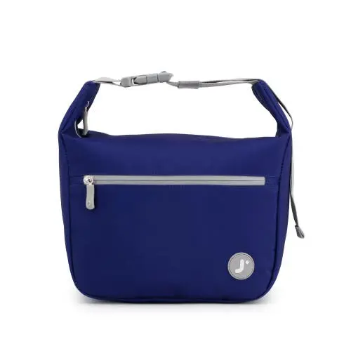 J WORLD Lane Insulated Lunch Bag With Adjustable Clip-strap - Navy