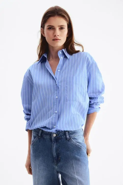 H&m Crease-leg Wide-leg Jeans