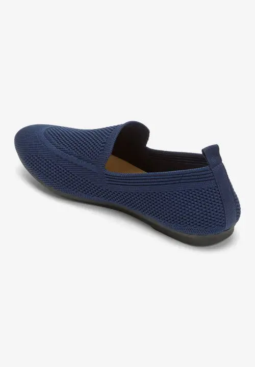 COMFORTVIEW The Sabrina Slip On Flat - Navy