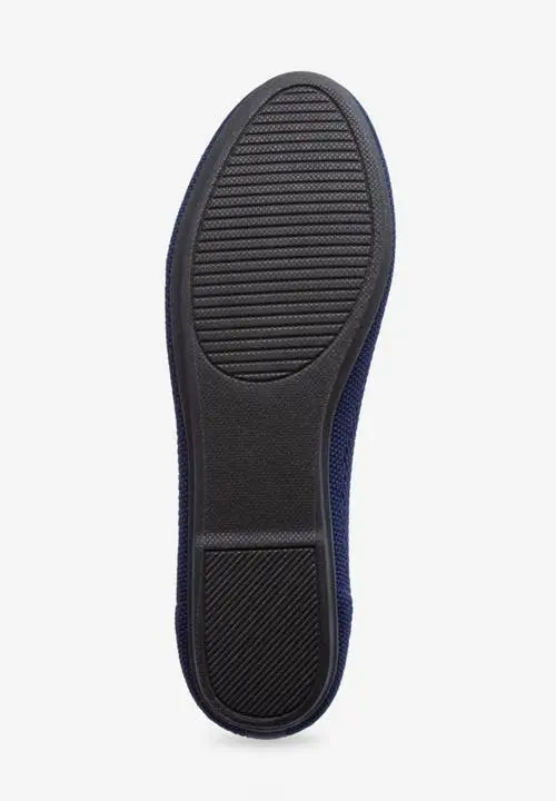 COMFORTVIEW The Sabrina Slip On Flat - Navy